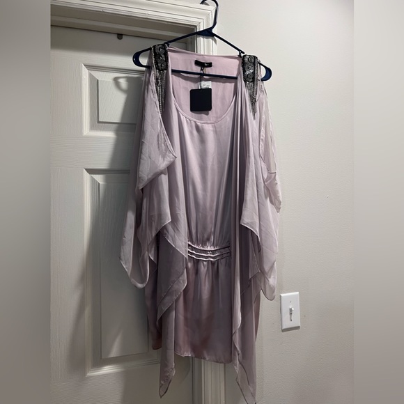Ryu | Dresses | Nwt Ryu Satin Dress With Bead Detailing | Poshmark